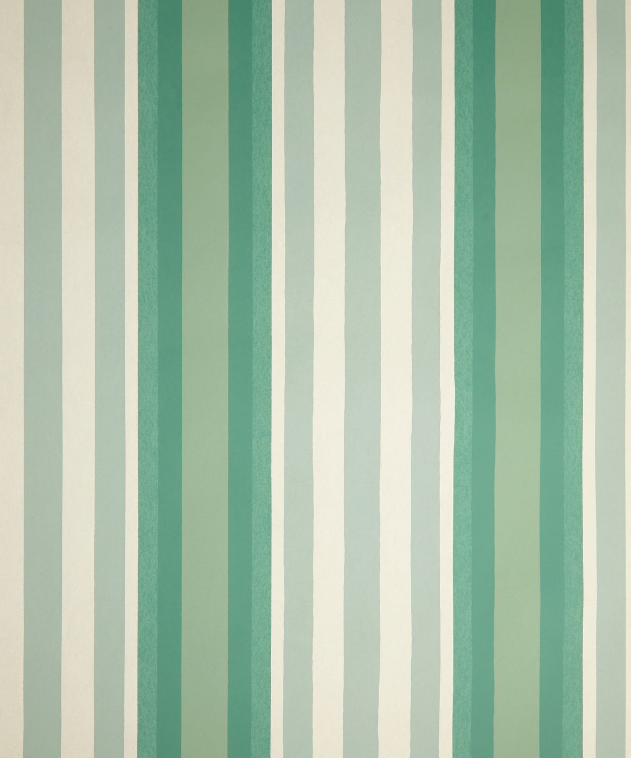 Obi Stripe Wallpaper in Jade | Liberty Fabrics
