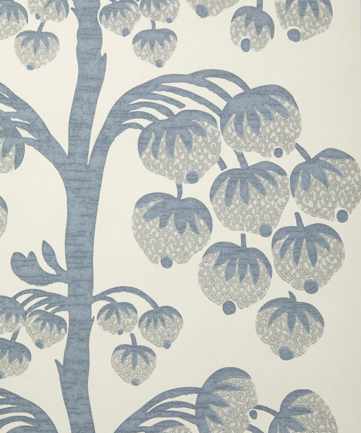 Berry Tree Wallpaper in Lapis | Liberty Fabrics